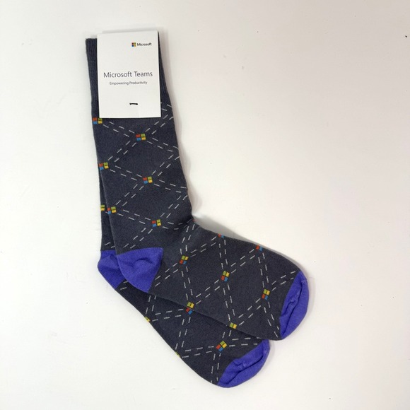 Underwear & Socks | Microsoft Work Crew Socks One Size Sock Club Nwt ...